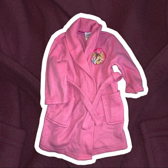 Disney | Pajamas | Disney Princess Robe 24mos Cinderella Belle Aurora ...